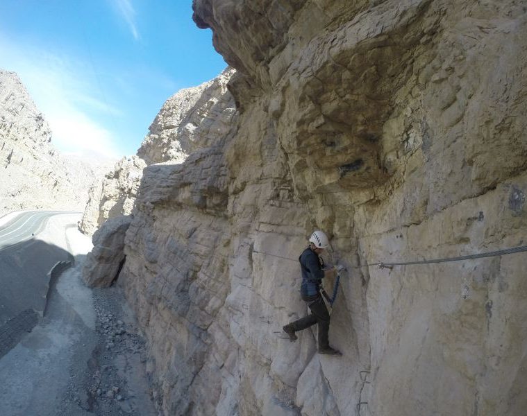 Tackling the Middle East's newest and most exhilarating via ferrata ...